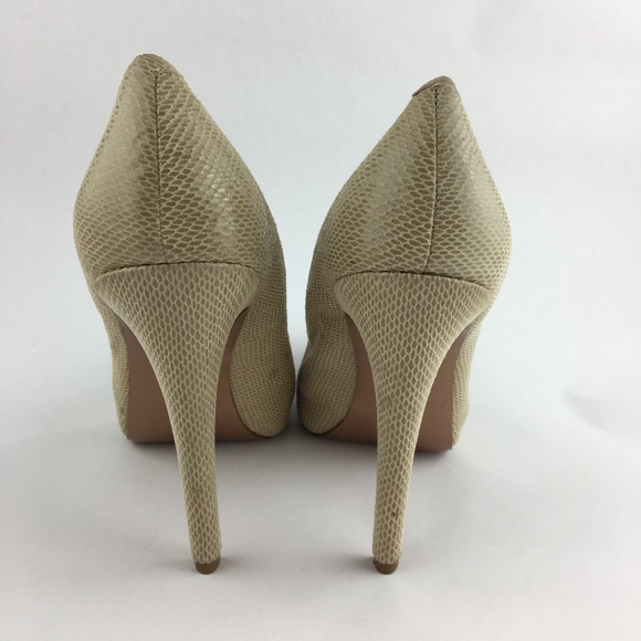BCBGeneration | Shoes | Nwob Bcbgeneration Snake Print Heels Pumps M ...